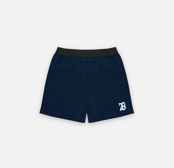 NAVY MESH SHORTS