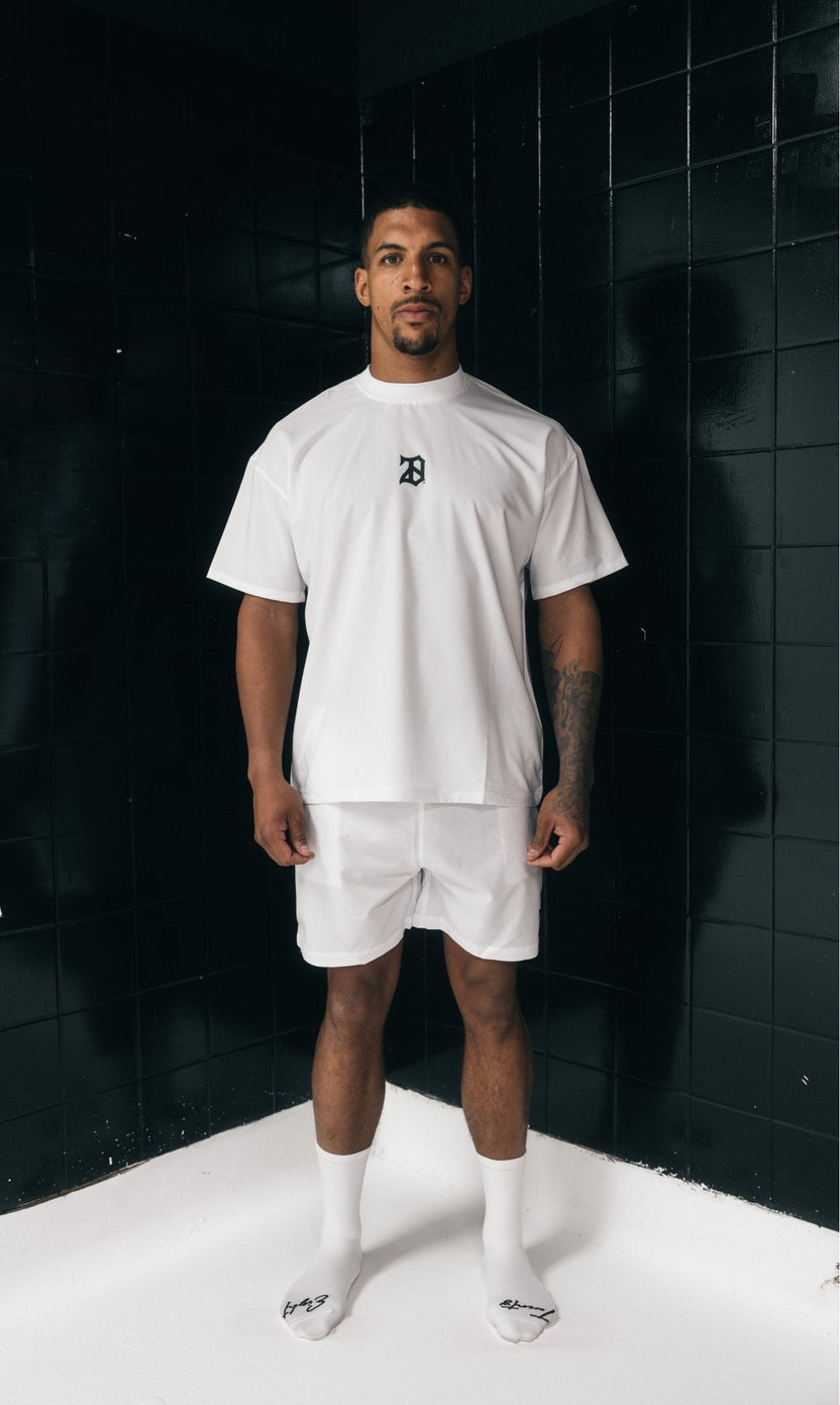 WHITE MESH T-SHIRT – 28 CLUB